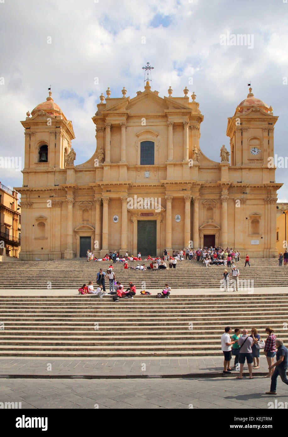 the cathedral in the town of NOTO a UNESCO world heritage site in ...