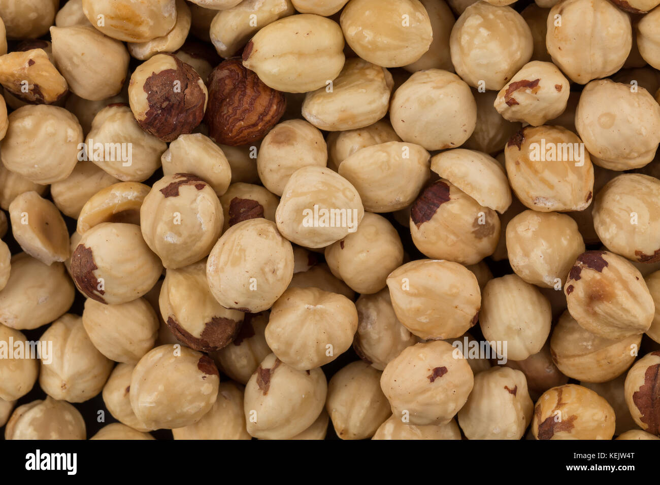 Fresh Hazelnuts top view close up for background Stock Photo - Alamy