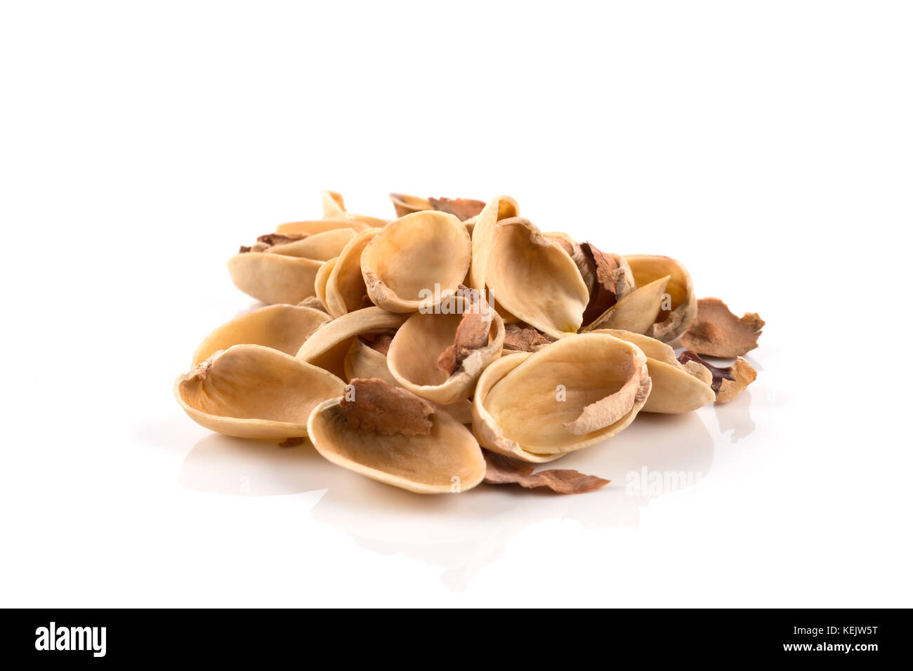 pistachio nut shell close up on white background isolated Stock Photo ...