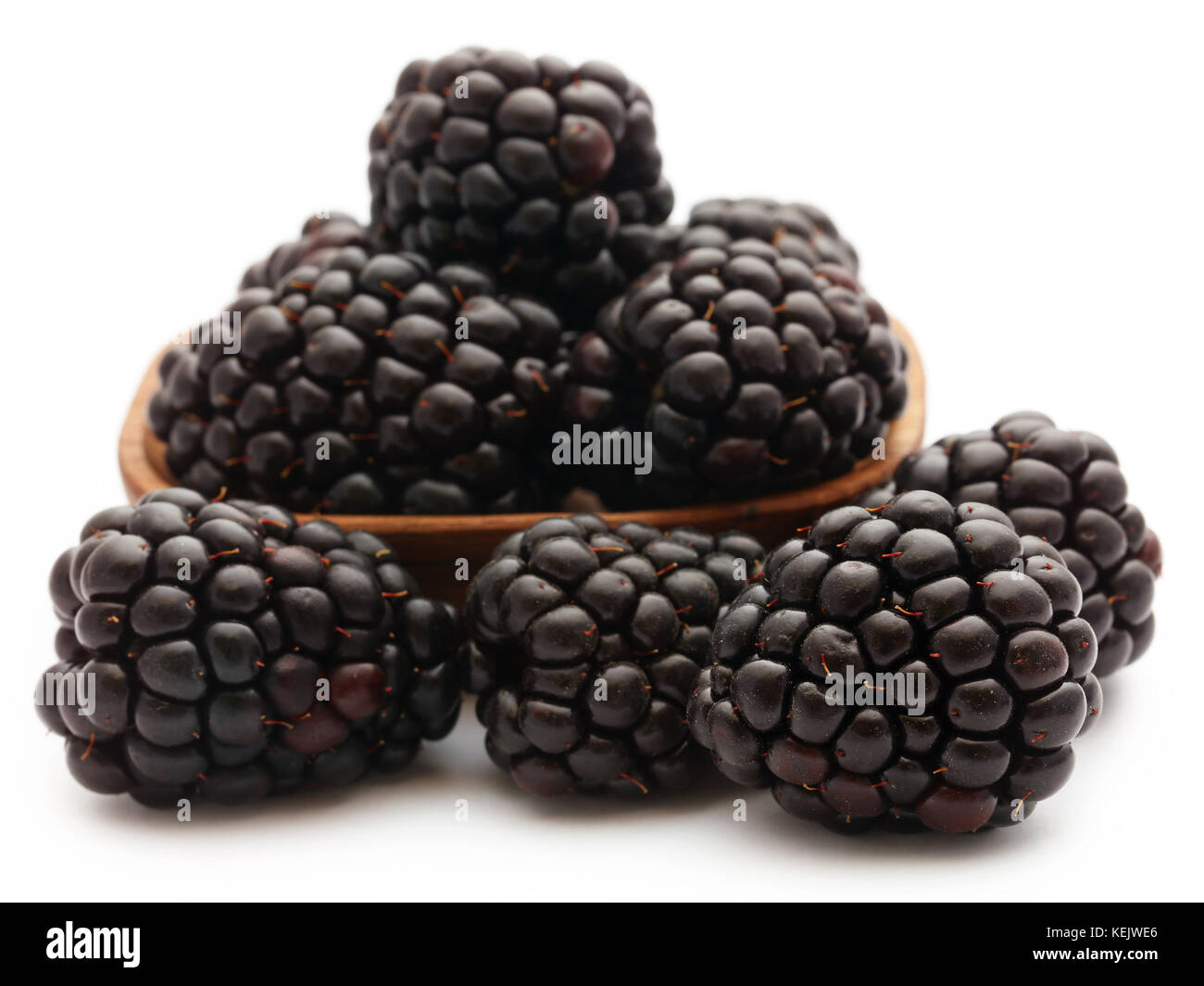Delicious fresh ripe blackberries Cut Out Stock Images & Pictures - Alamy
