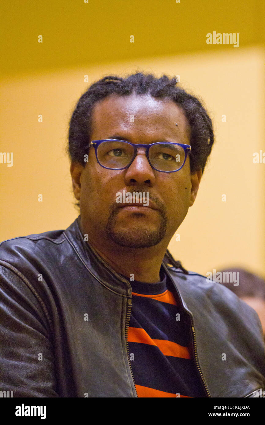 Italy. 21st Oct, 2017. American writer Colson Whitehead portrayed ...