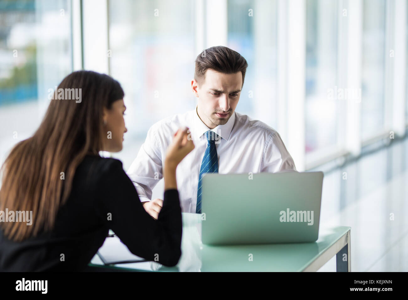 Modern team working at the office. Business team Stock Photo - Alamy