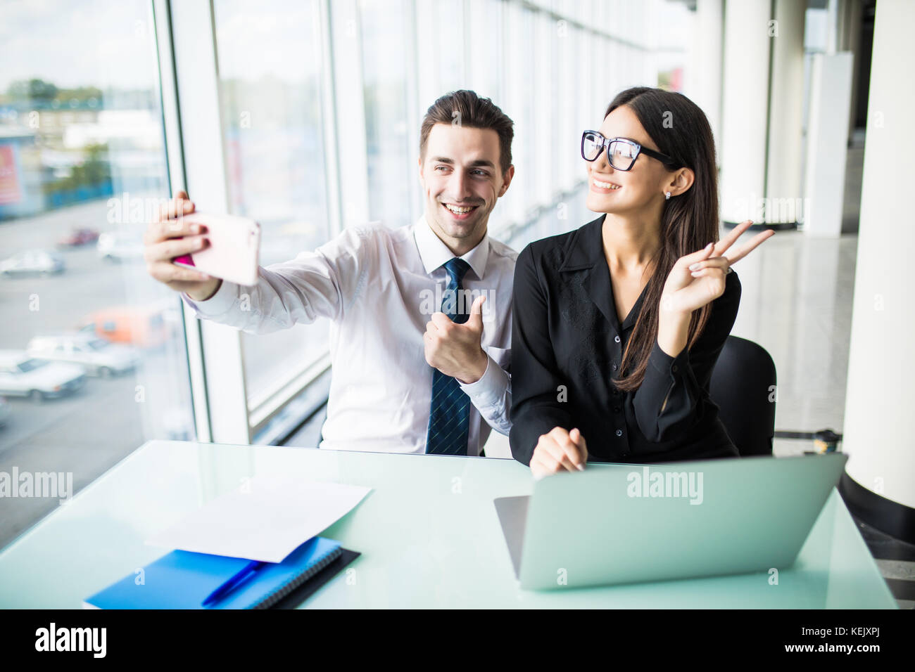 Photo handsome businessmen in hi-res stock photography and images - Alamy