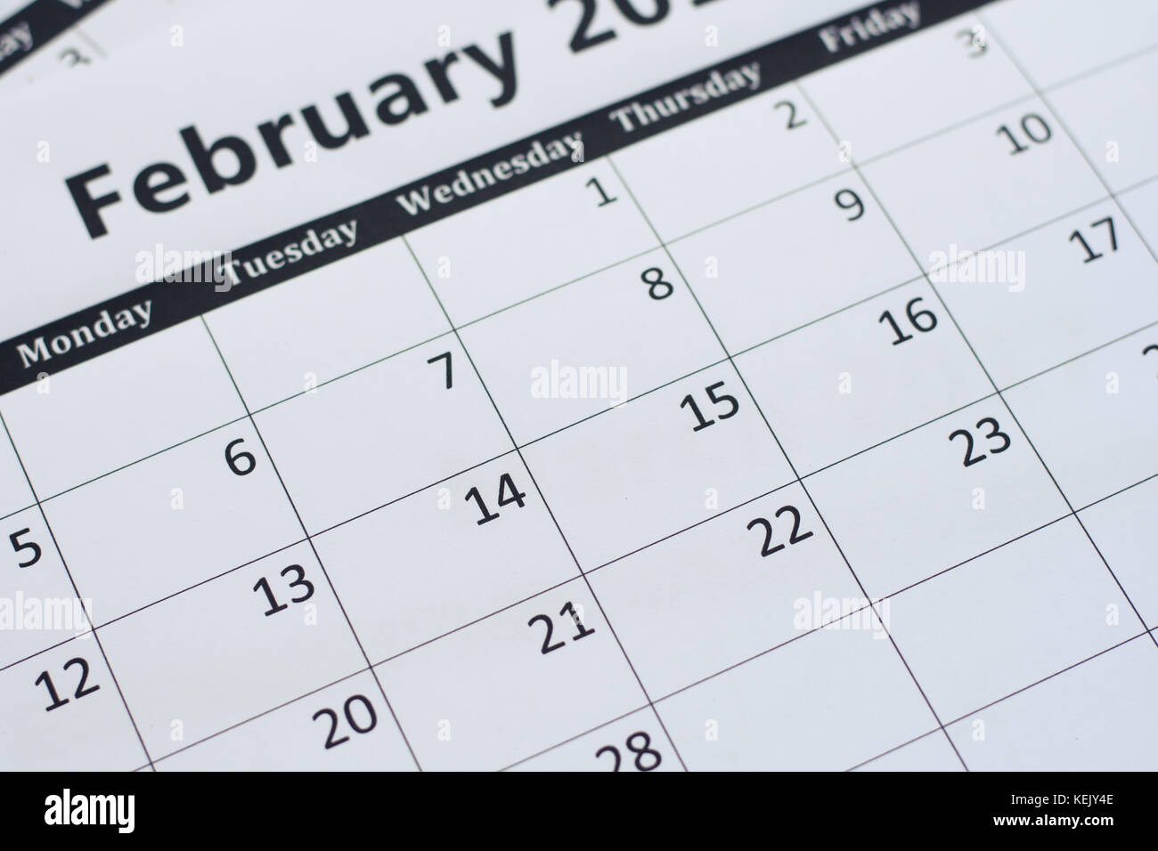 calendar page background Stock Photo - Alamy
