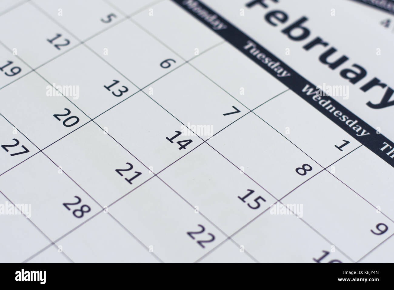 calendar page background Stock Photo - Alamy