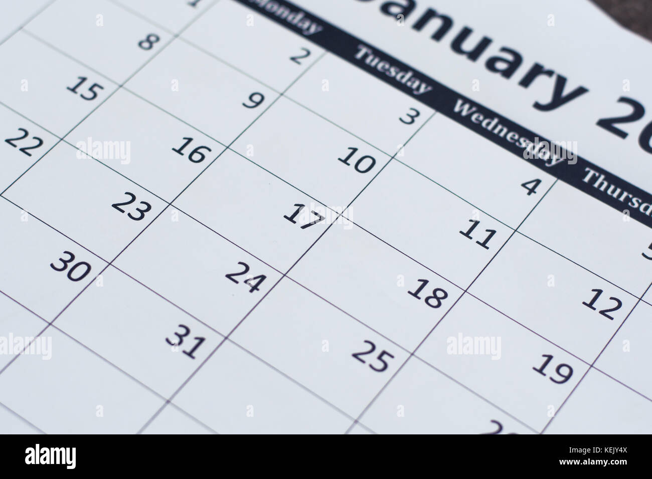 calendar page background Stock Photo - Alamy