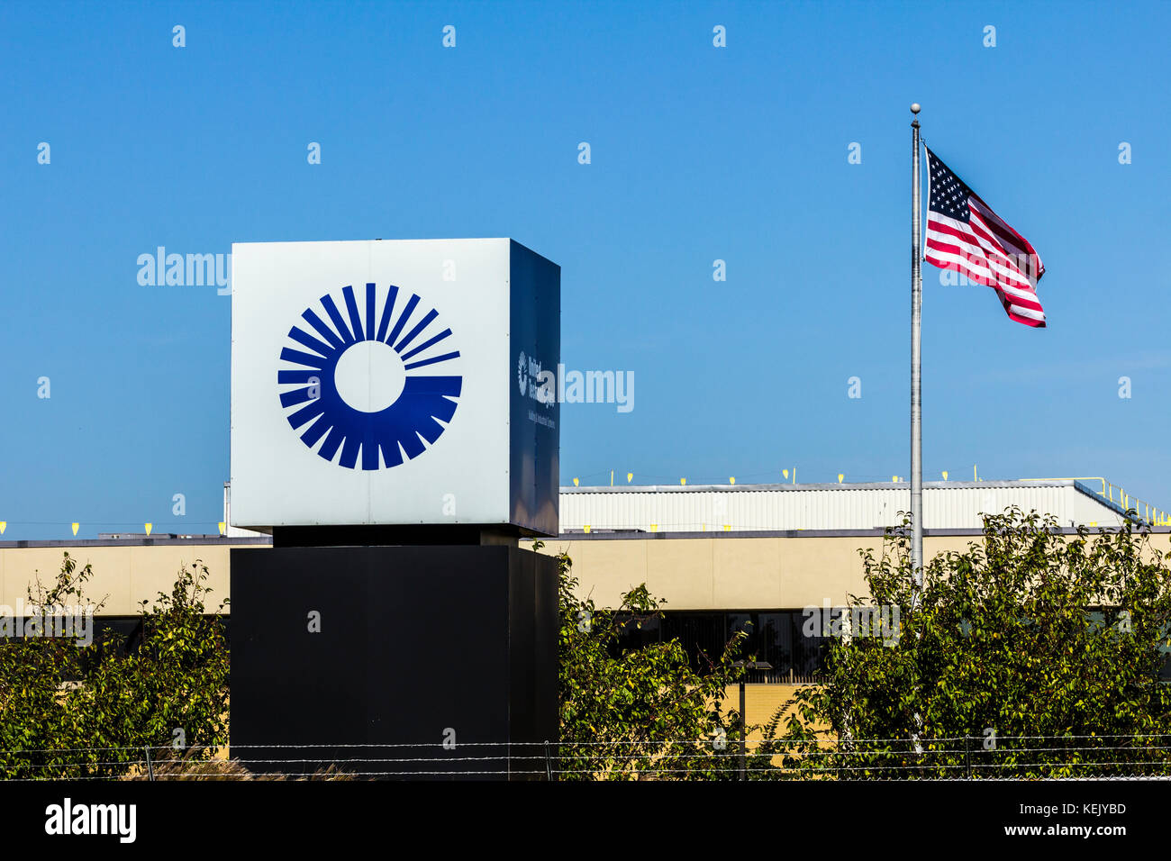 Indianapolis - Circa October 2017: United Technologies Factory with ...