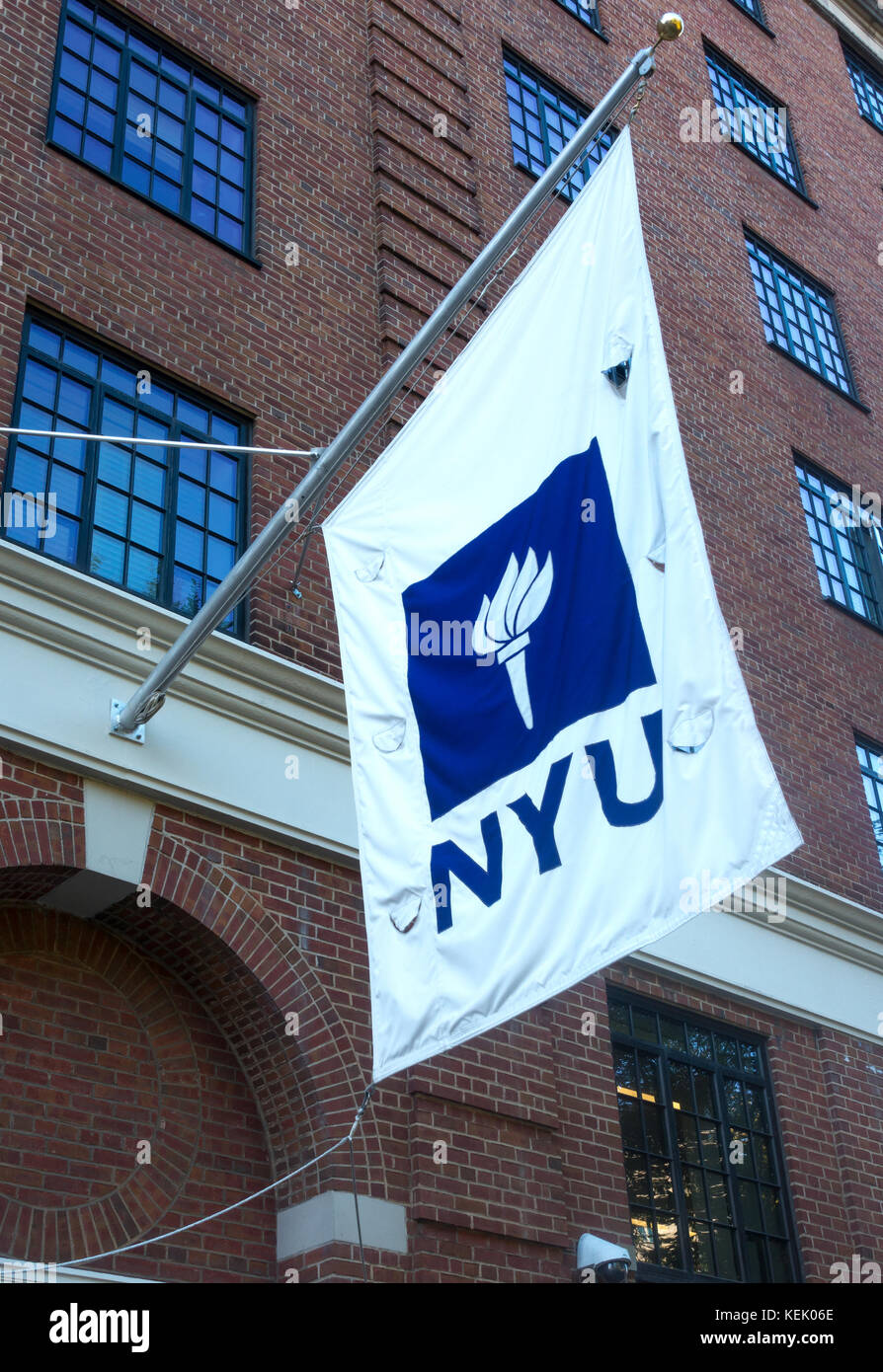 New york university flag hi-res stock photography and images - Alamy