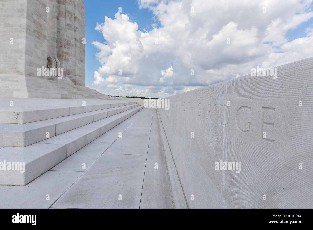 Great War battle site at Vimy Ridge, France. The area encompasses ...