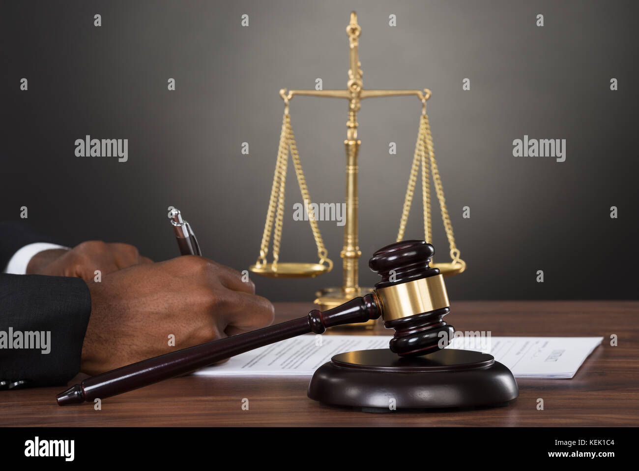 Judge Gavel Hitting High Resolution Stock Photography and Images - Alamy