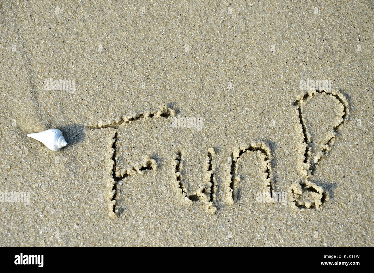 Word fun written on hi-res stock photography and images - Alamy