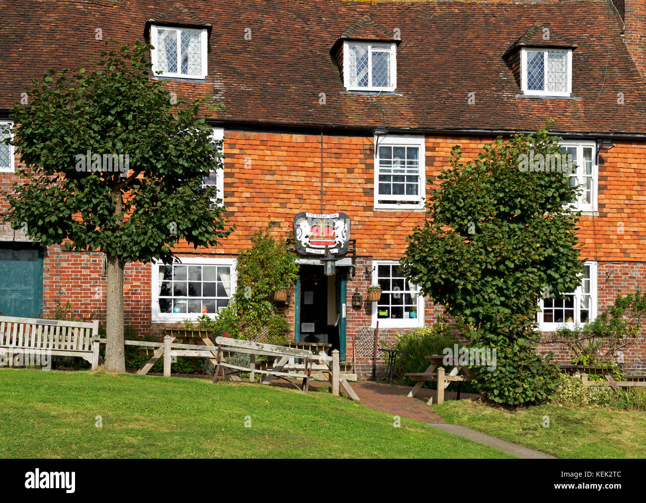 The Crown pub, Groombridge, Kent, England UK Stock Photo - Alamy