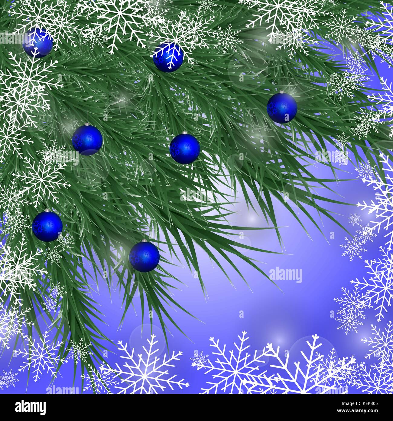 Frame from fir branches Stock Vector Images - Alamy