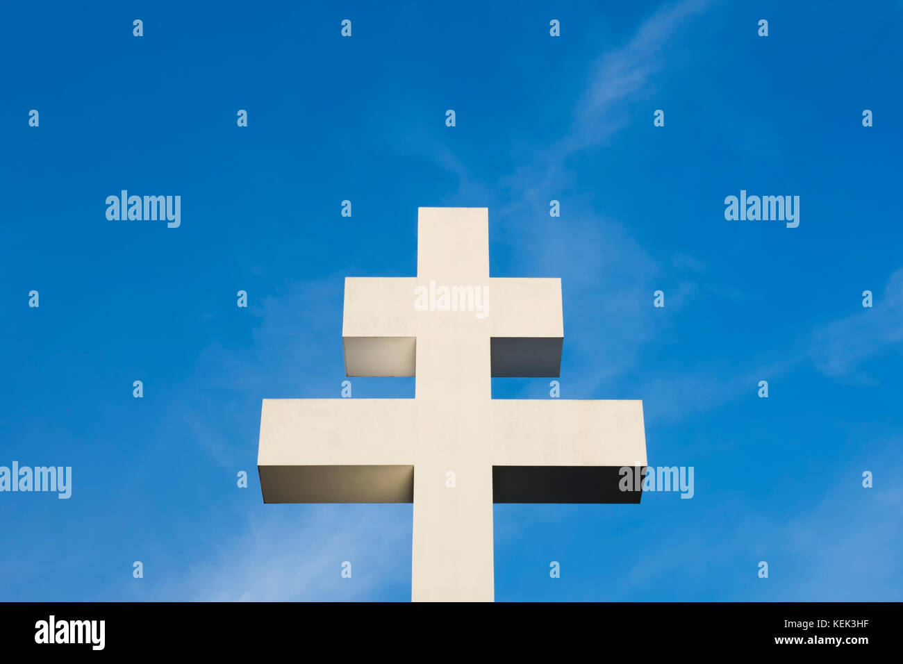 Large cross with jesus christ hi-res stock photography and images - Alamy