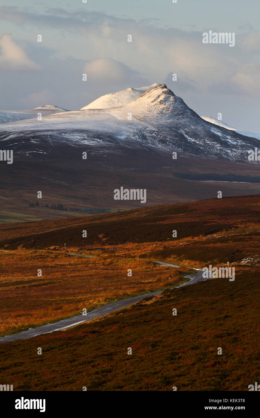 Maiden Pap and Morven mountains, Caithness Stock Photo - Alamy