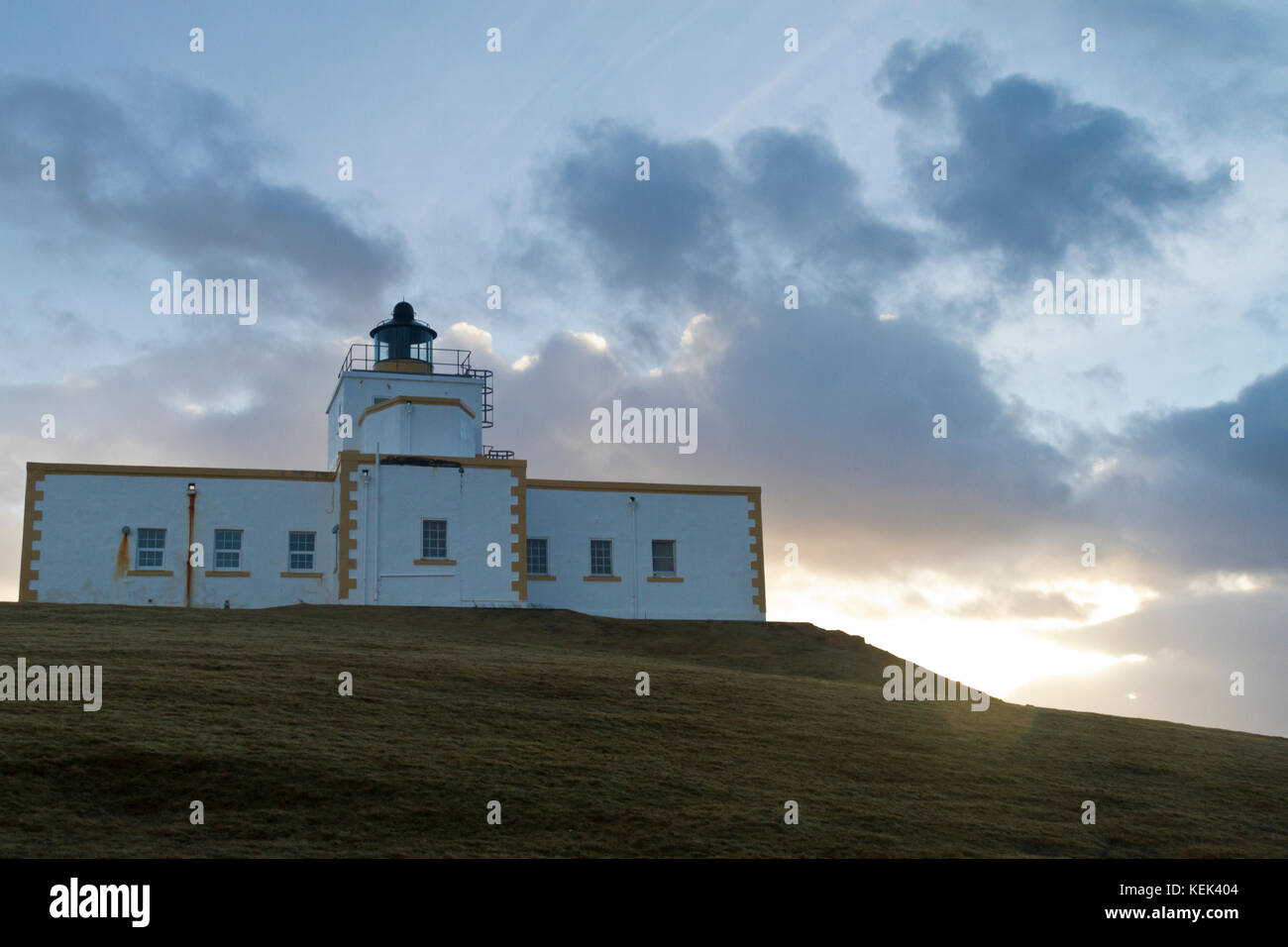 Strathy point lighthouse, Sutherland Stock Photo - Alamy