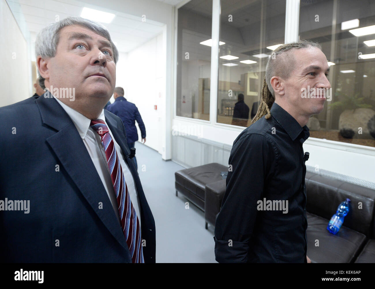 Prague, Czech Republic. 21st Oct, 2017. Chairman of KSCM Vojtech Filip ...