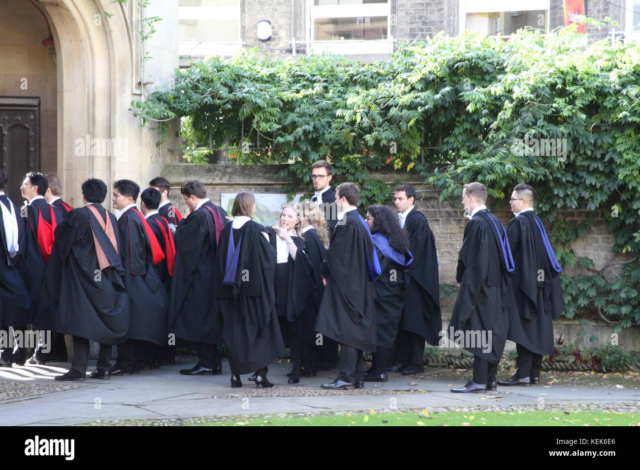 Cambridge University, Cambridge, UK. 21st October, 2017. Degree ...