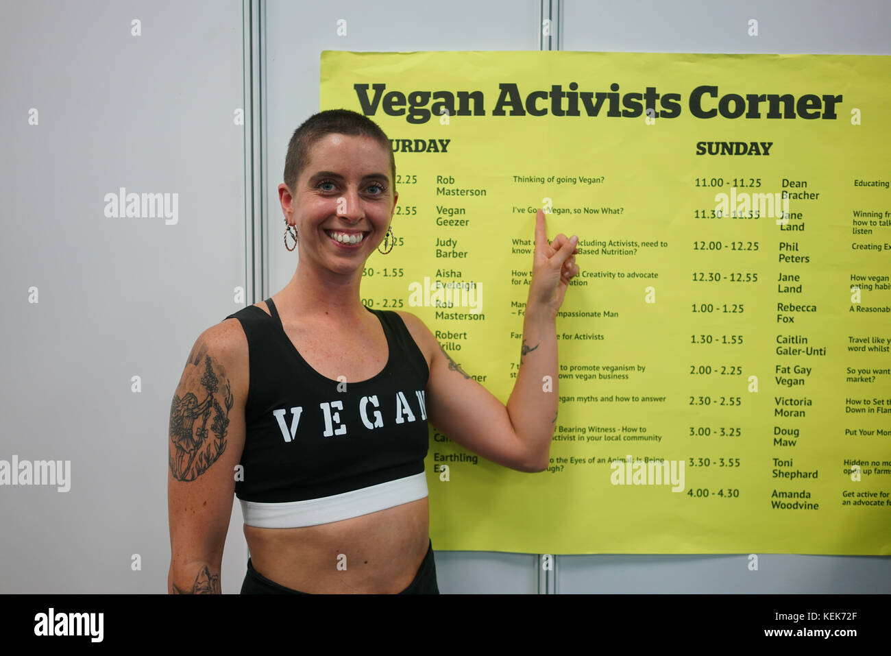 London, UK. 21st October, 2017. Judy Barber - What do Vegans, including ...