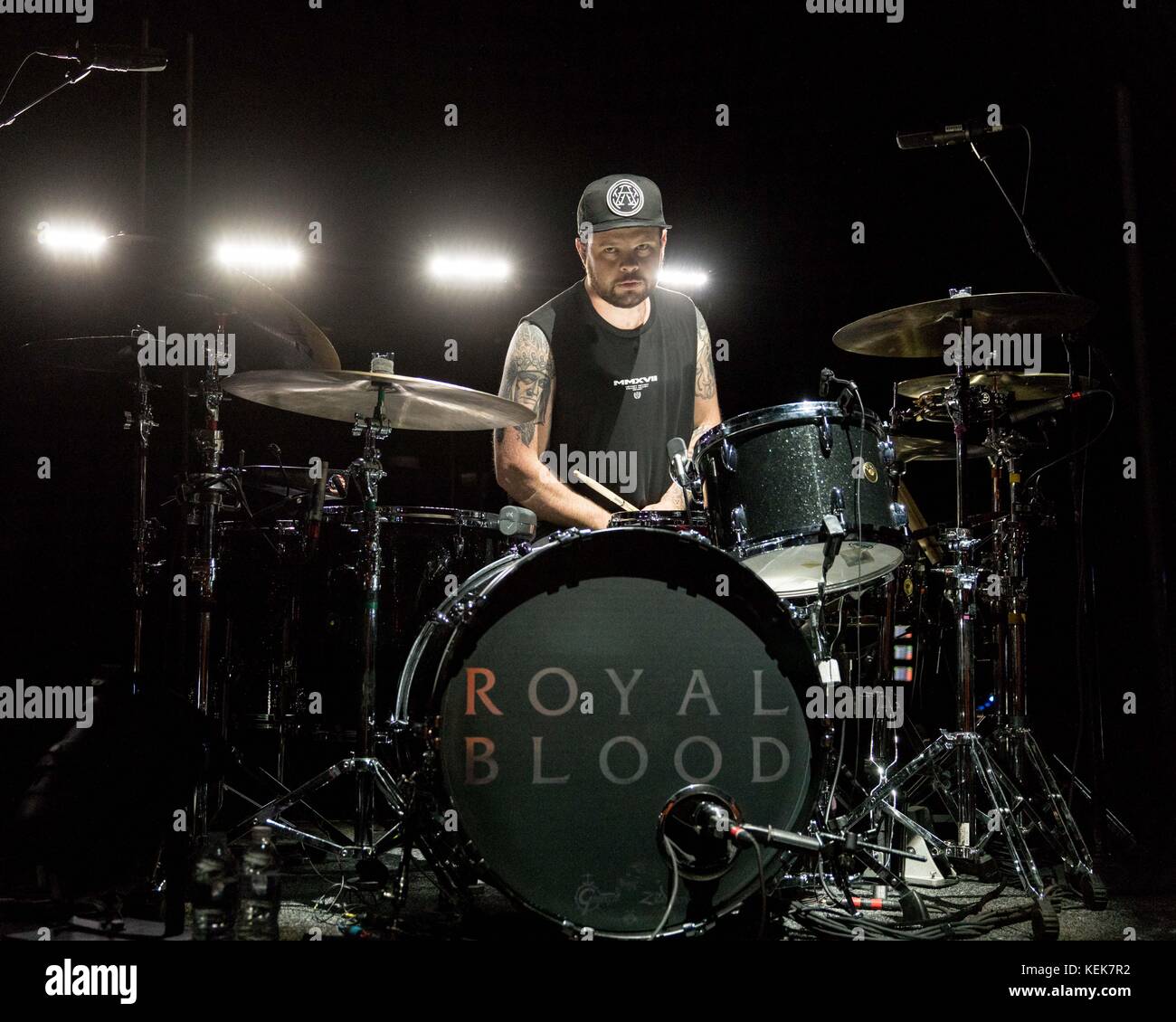Milwaukee, Wisconsin, USA. 15th Oct, 2017. BEN THATCHER of Royal Blood ...