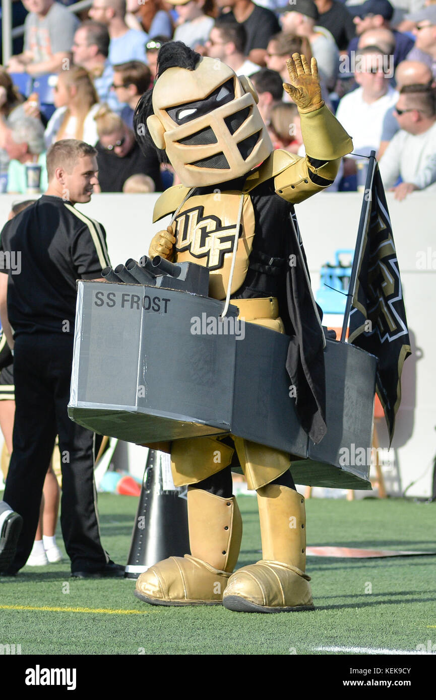 Annapolis, Maryland, USA. 21st Oct, 2017. The UCF mascot Knightro ...