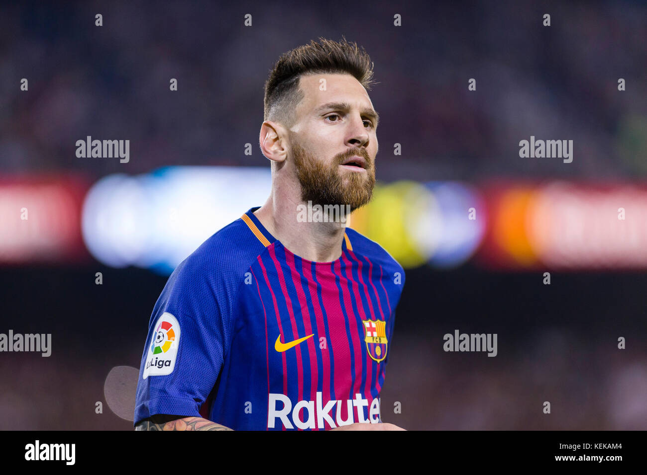 SPAIN - 21th of October: Lionel Messi during the match between FC ...
