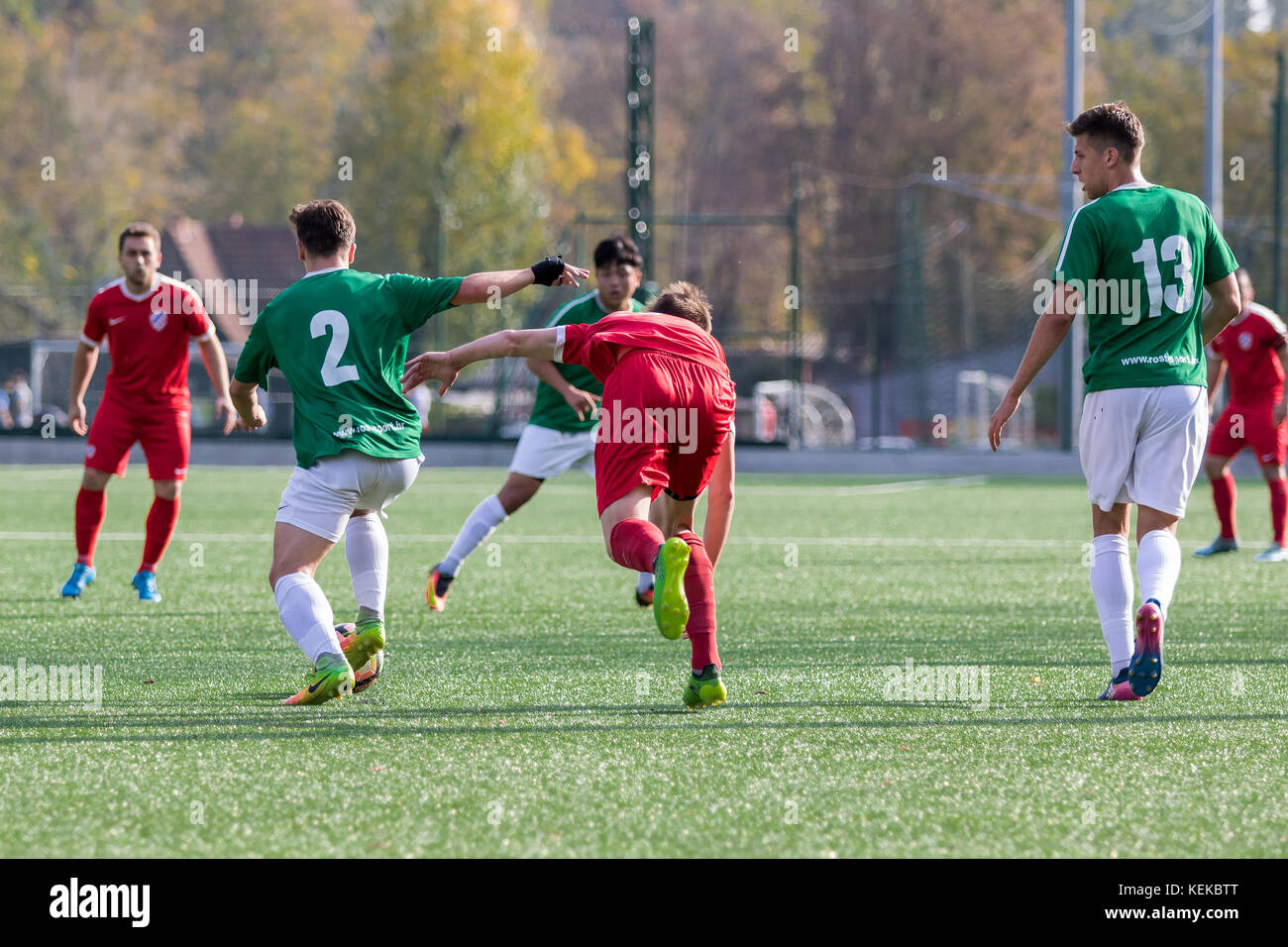 Football match Stock Photo - Alamy