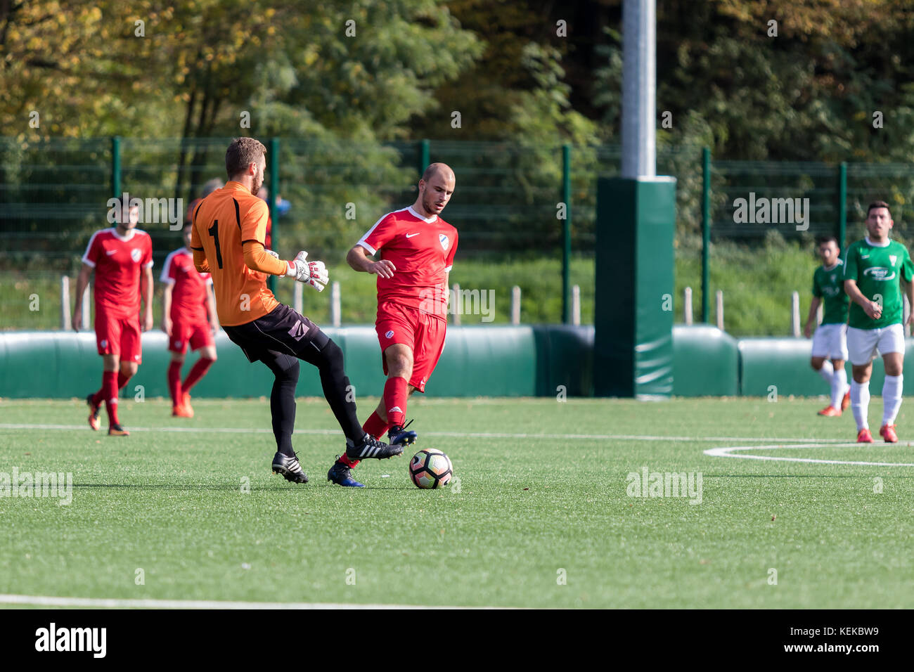 Football match Stock Photo - Alamy