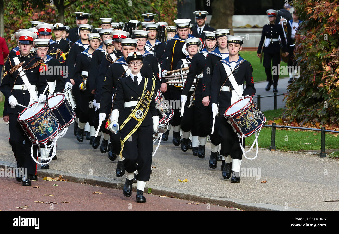 Westminster. London, UK. 22nd Oct, 2017. Over 500 Sea Cadets aged ...
