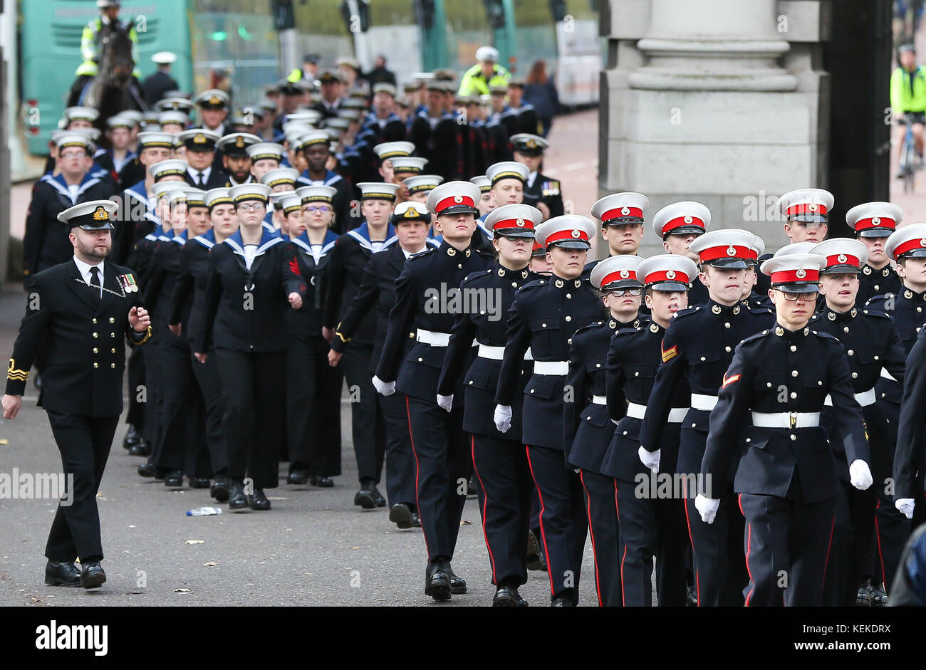 Westminster. London, UK. 22nd Oct, 2017. Over 500 Sea Cadets aged ...