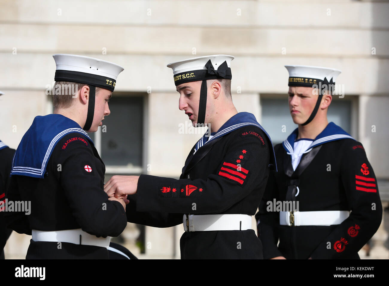 Westminster. London, UK. 22nd Oct, 2017. Over 500 Sea Cadets aged ...