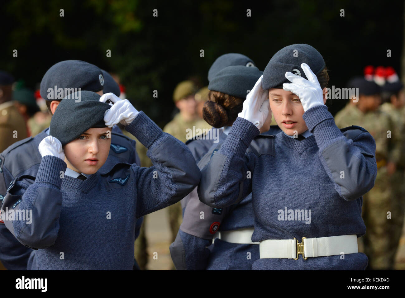 London, UK. 22nd October 2017. The Trafalgar Day Parade from Horse ...