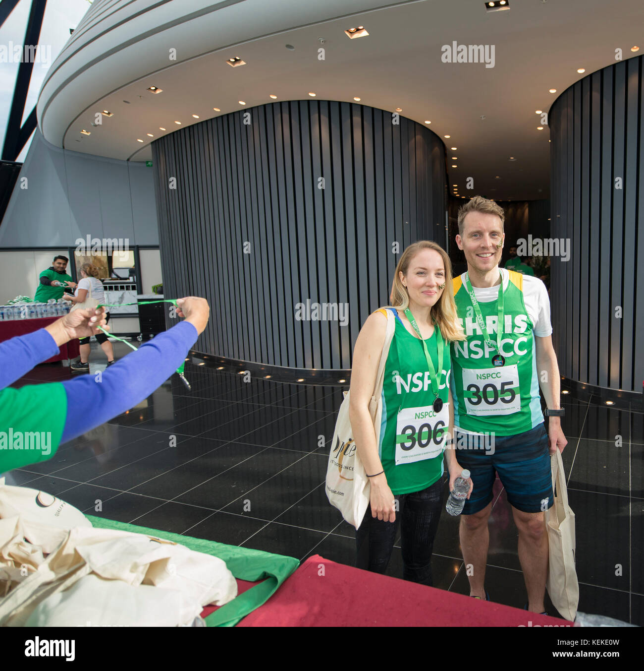 The Gherkin, 30 St Mary Axe, London, UK. 22 October, 2017. Coronation ...