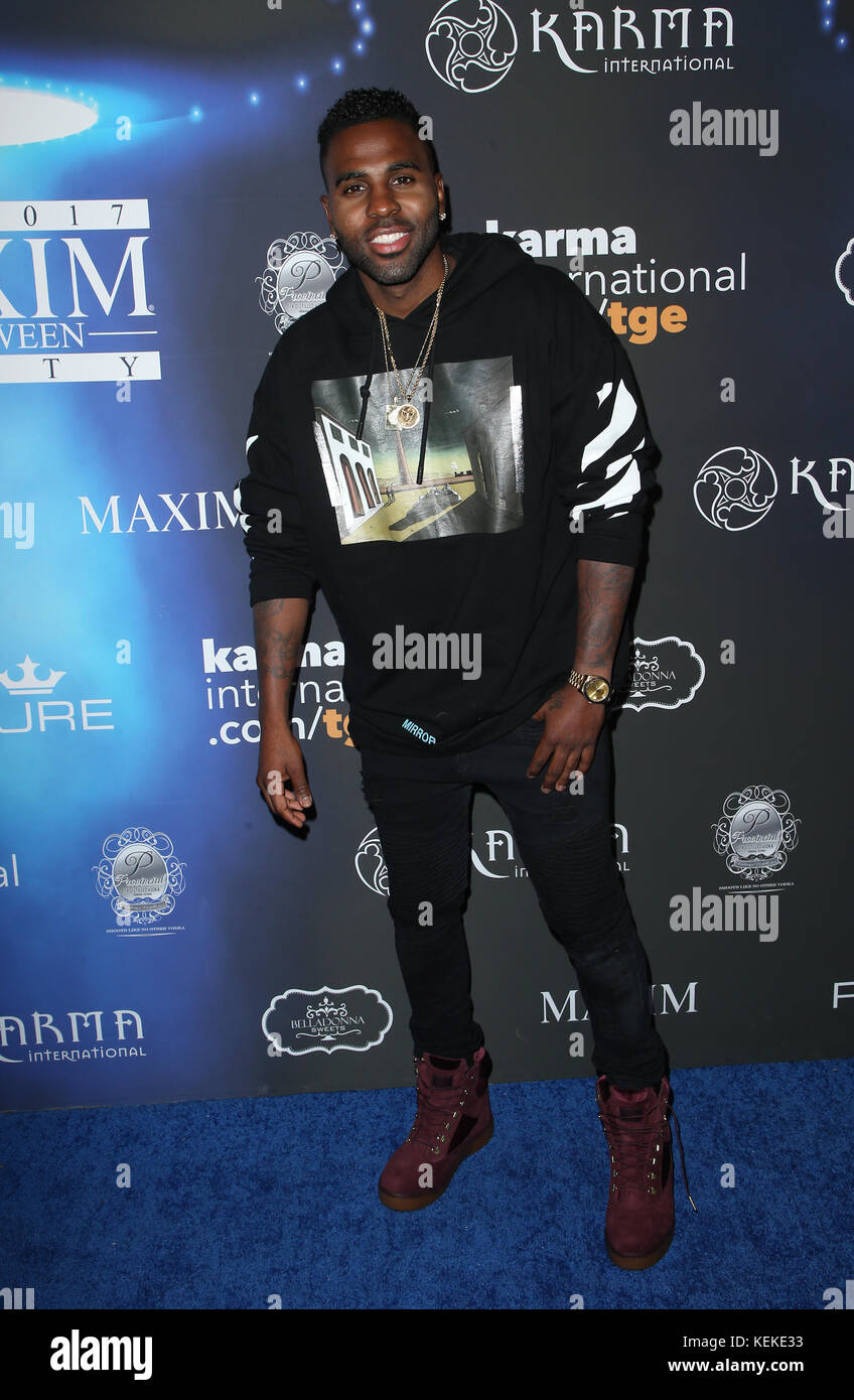 LOS ANGELES, CA - OCTOBER 21: Jason Derulo, at 2017 MAXIM Halloween ...