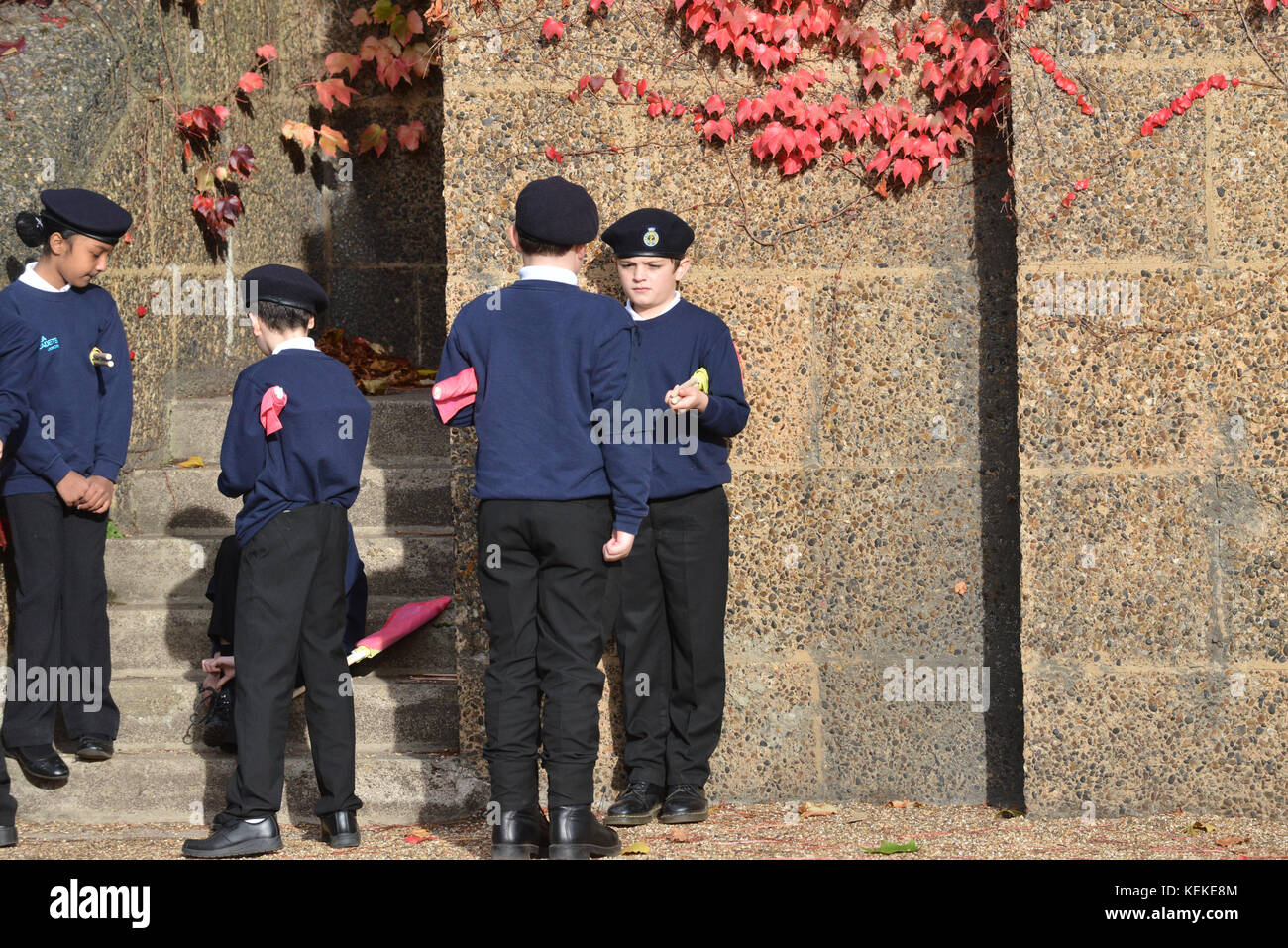 London, UK. 22nd October 2017. The Trafalgar Day Parade from Horse ...