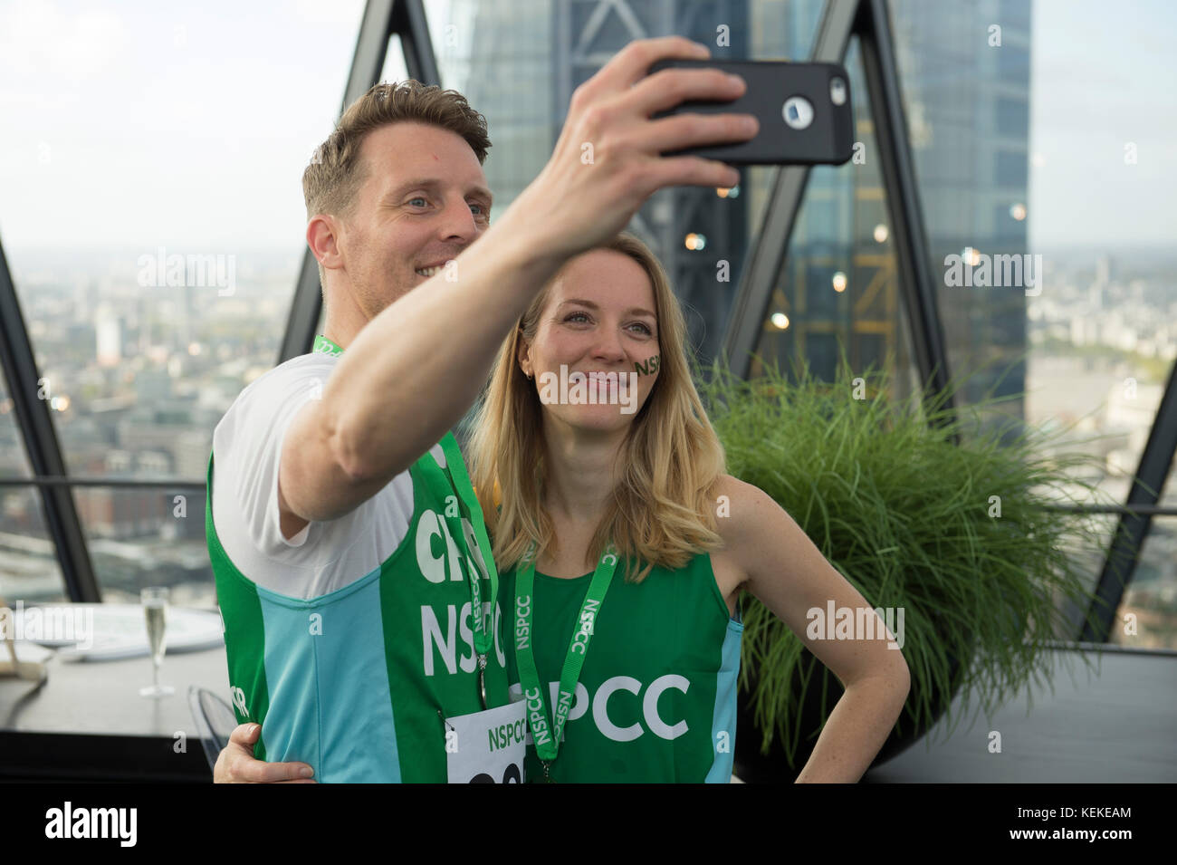 The Gherkin, 30 St Mary Axe, London, UK. 22 October, 2017. Coronation ...