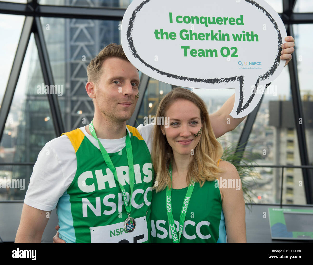 The Gherkin, 30 St Mary Axe, London, UK. 22 October, 2017. Coronation ...