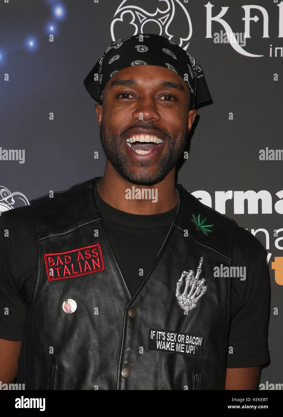 LOS ANGELES, CA - OCTOBER 21: DeMario Jackson, at 2017 MAXIM Halloween ...