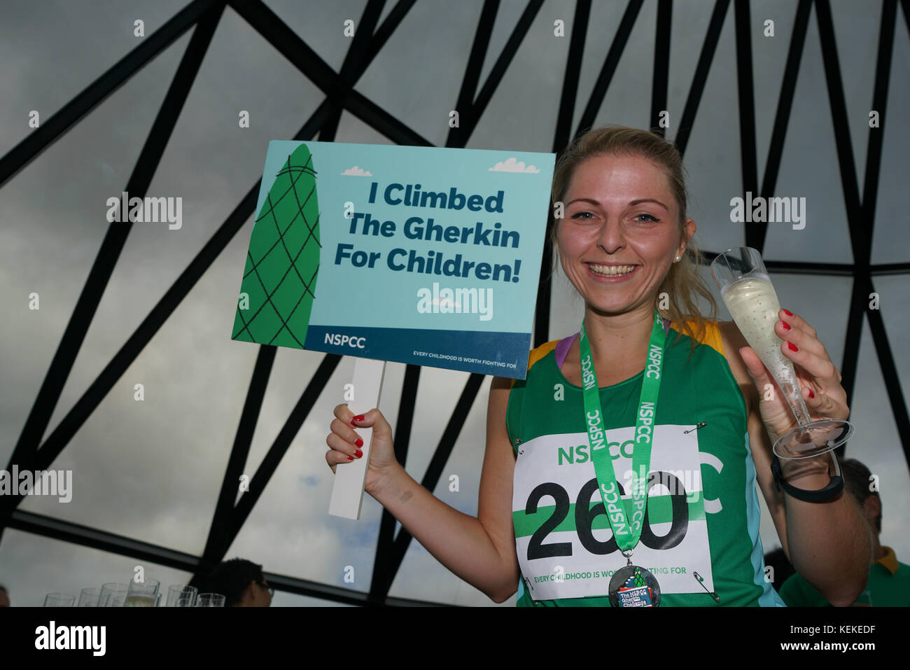 London, England, UK. Hundreds participlate The Gherkin Challenge at the ...
