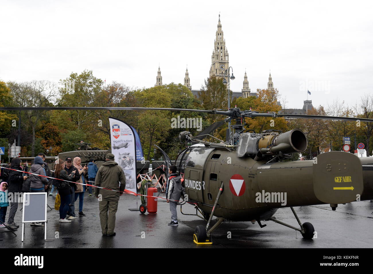 Vienna, Austria. 22 October 2017. Austrian National Day 2017. The ...