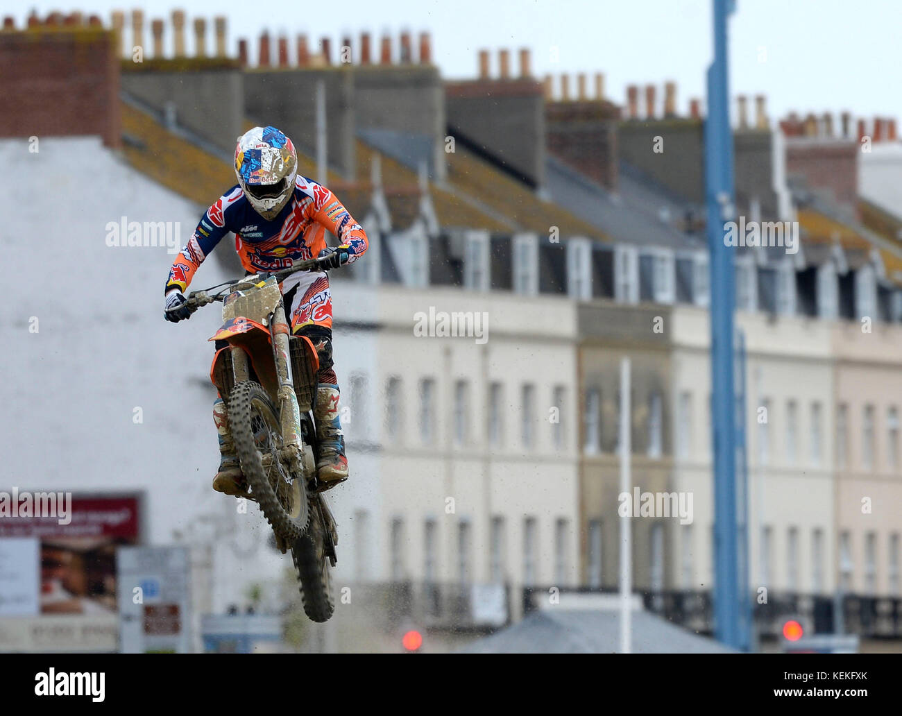 Beach Motocross, Weymouth, Dorset, UK, Sam Sunderland, 2017 winner of ...