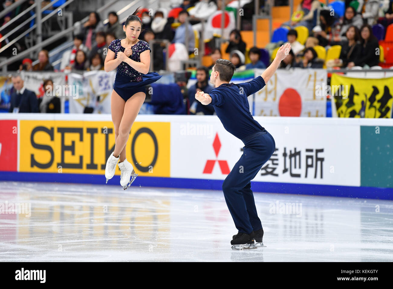Sumire Suto & ???? ? Francis Boudreau-Audet (JPN), OCTOBER 21, 2017 ...