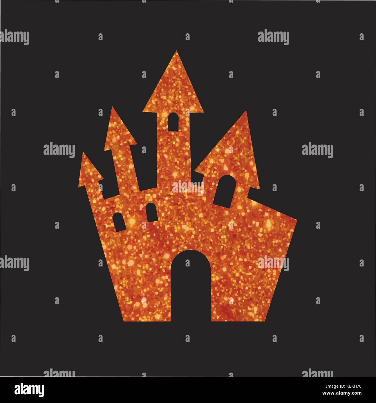 Orange glitter Stock Vector Images - Alamy