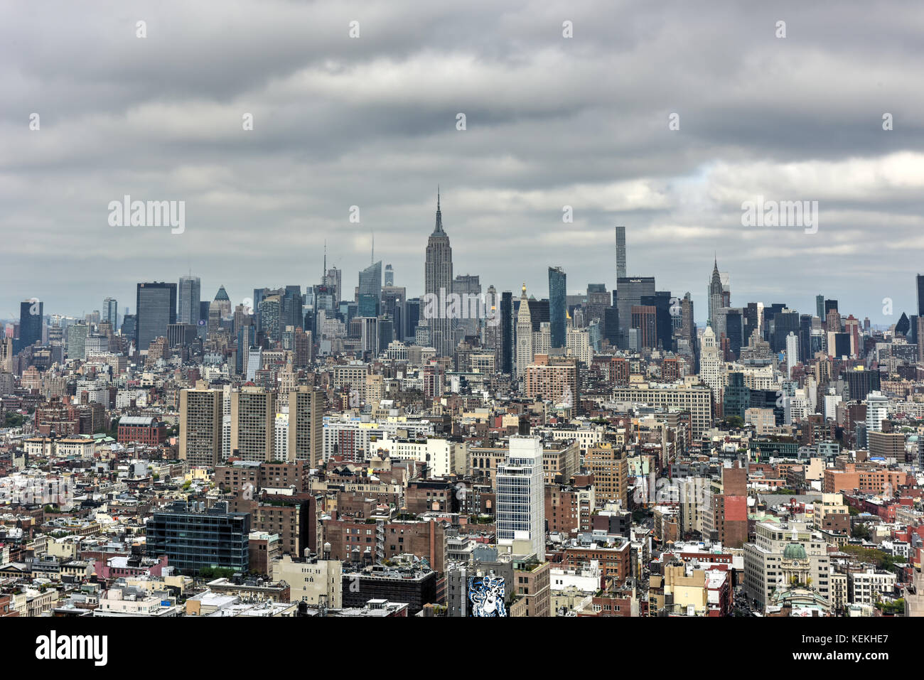 Aerial view of the New York City Skyline Stock Photo - Alamy
