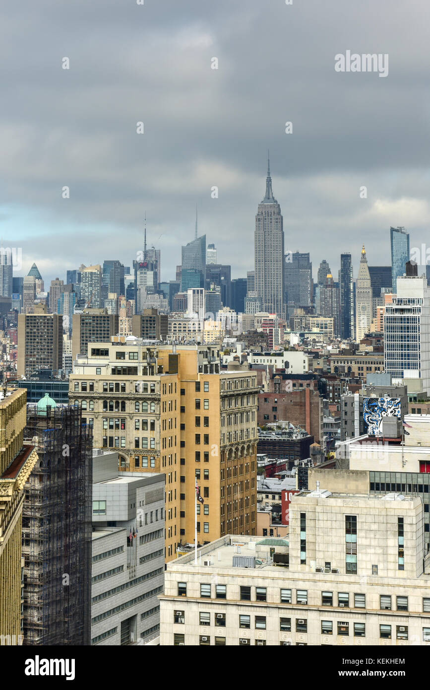 Aerial view of the New York City Skyline Stock Photo - Alamy