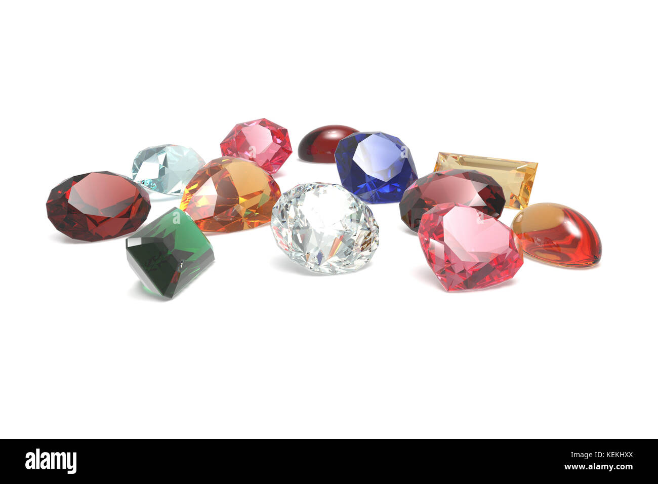 Citrine quartz jewel gem Cut Out Stock Images & Pictures - Alamy