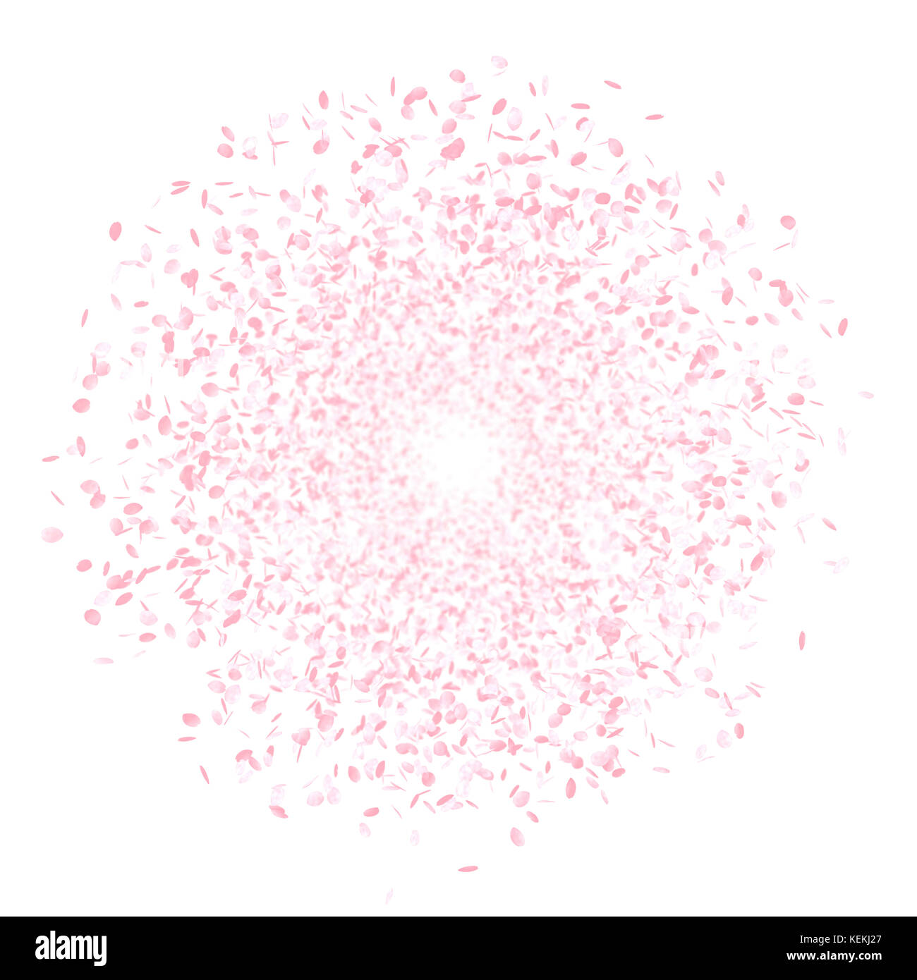 Cherry petals falling Cut Out Stock Images & Pictures - Alamy