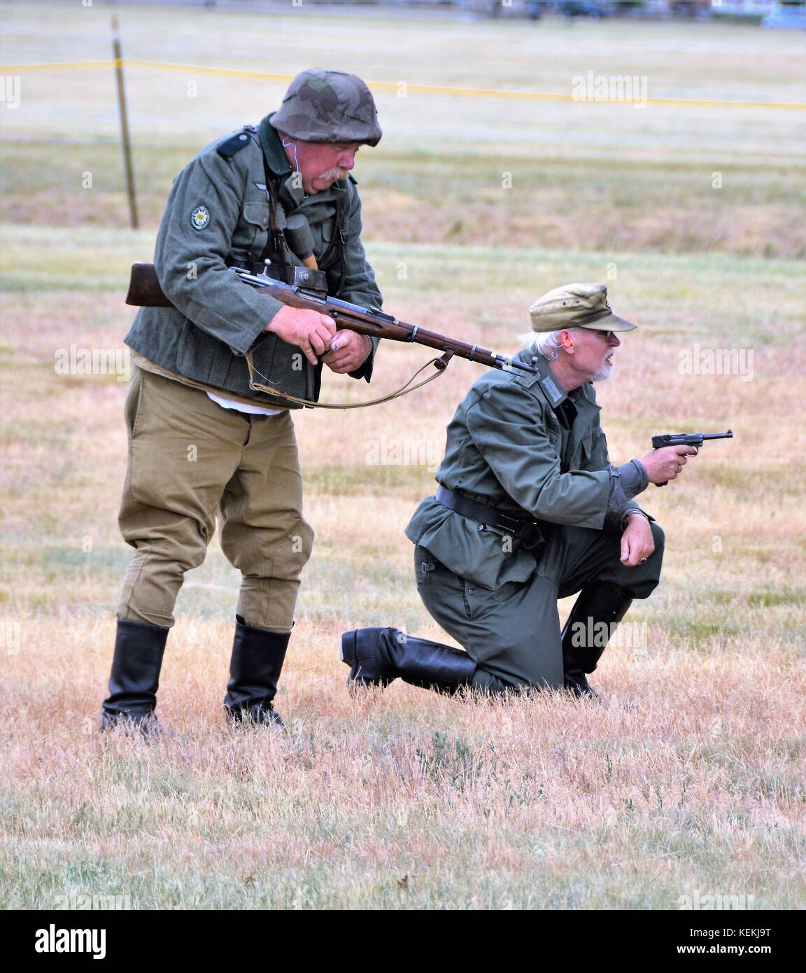 World war ii battle reenactment hi-res stock photography and images - Alamy