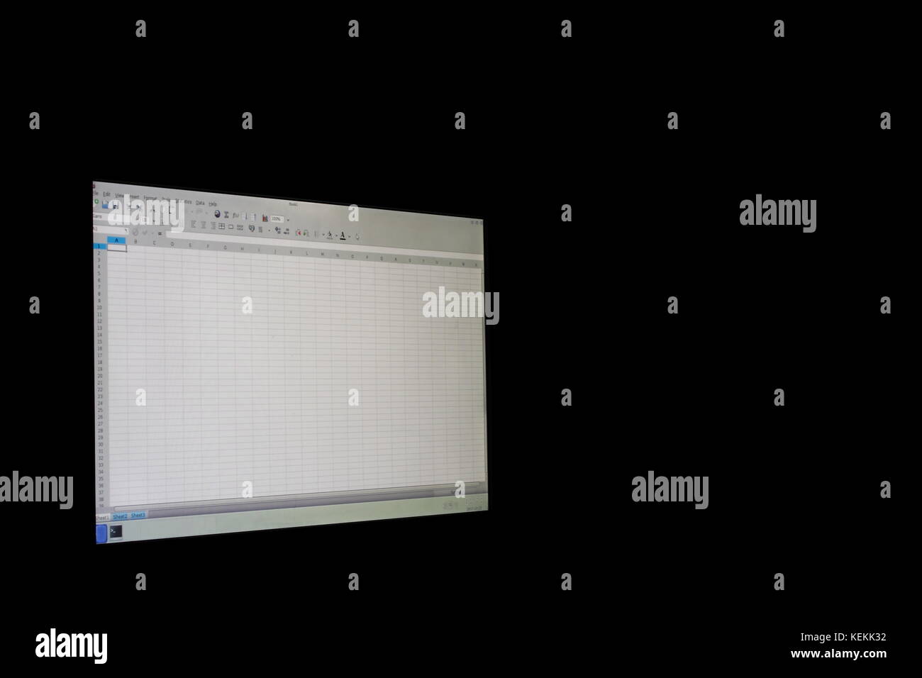 Computer Screen displaying Spread Sheet program Stock Photo - Alamy Computer Screen displaying Spread Sheet program Stock Photo - Alamy
