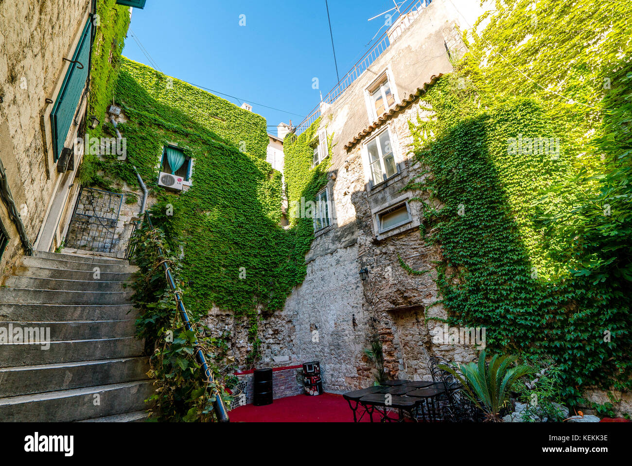 Split in Croatia is a medieval town Stock Photo - Alamy